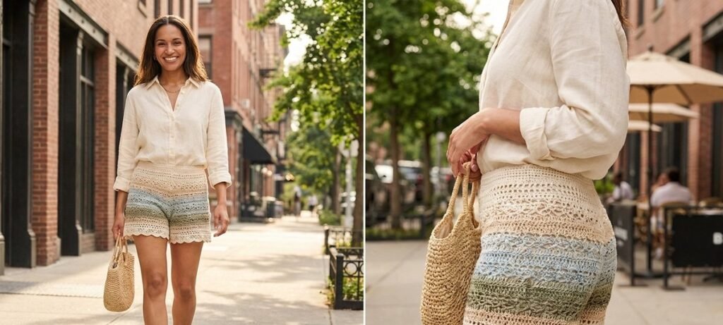 Shorts de crochê: a tendência fresca que está dominando o verão com ...